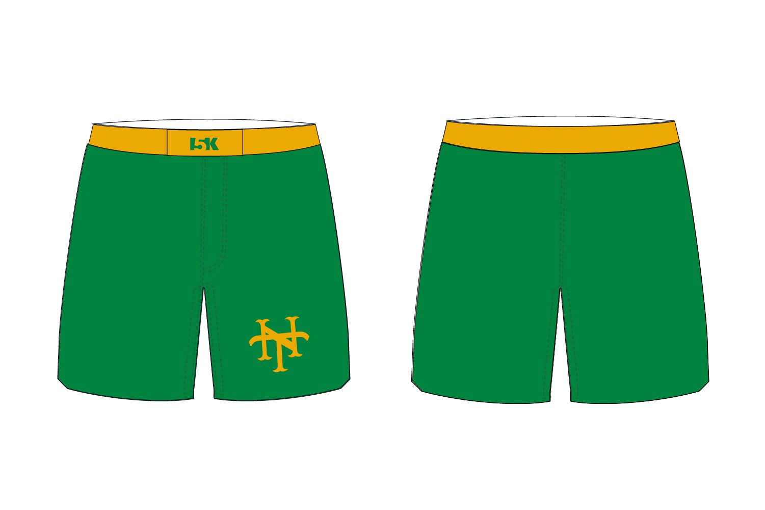 Nova Titans Wrestling Sublimated Shorts - Design 2 – 5K Sports
